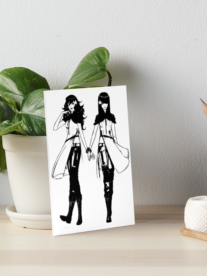 "Weathered Devola/Popola Nier Automata" Art Board Print for Sale by ...