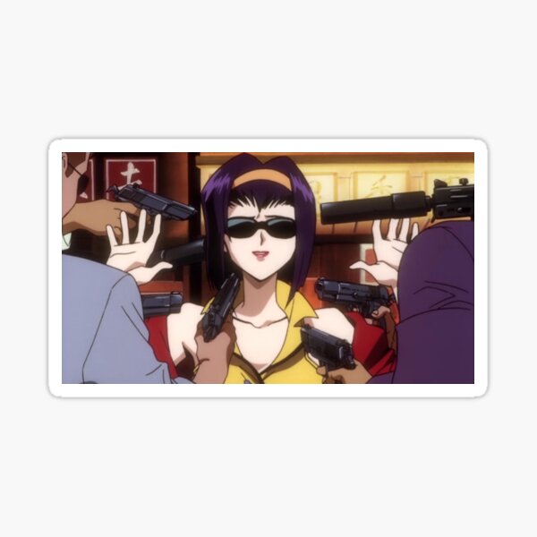 "Faye Valentine" Sticker by TheBebopShop | Redbubble