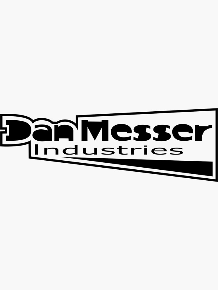 "Dan Messer Industries Classic" Sticker by GloorGeraldine | Redbubble