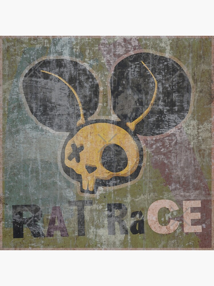 Póster «Rata punk, gráfico de calavera de carrera de ratas» de ...