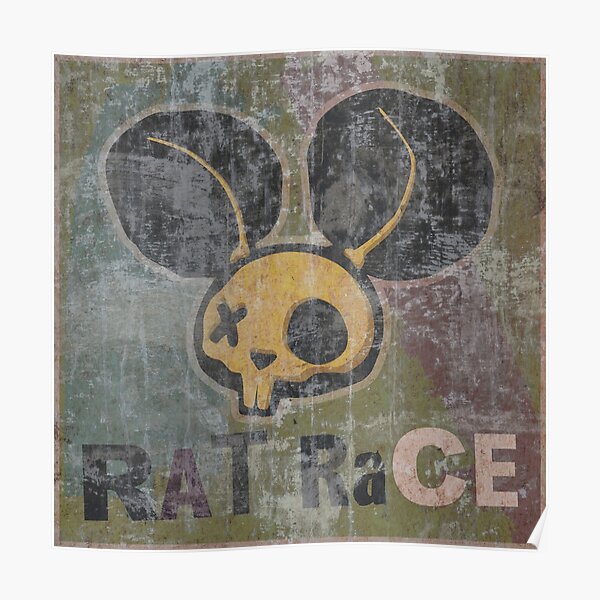 Póster «Rata punk, gráfico de calavera de carrera de ratas» de ...