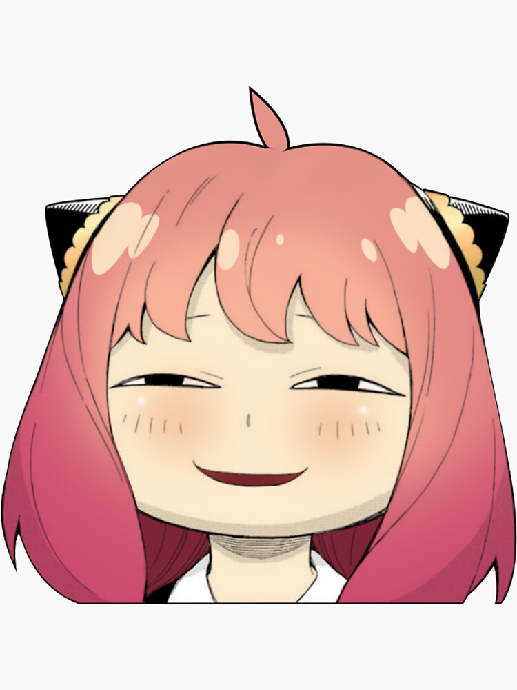 "Anya Forger funny" Sticker by HalleGoodwin | Redbubble