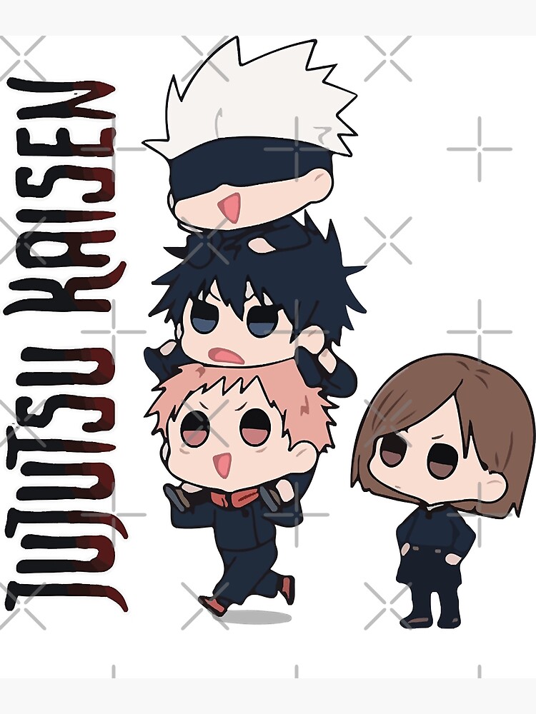 "Team Jujutsu Kaisen Love Gojo Sensei Cute" Poster for Sale by ...