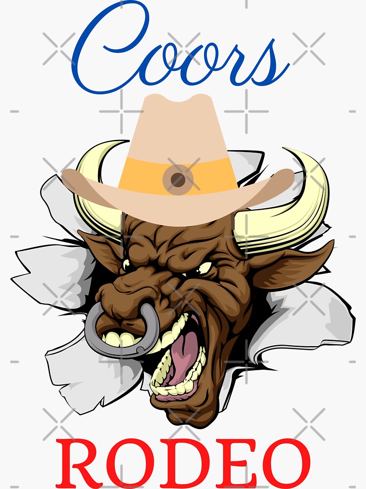 "coors rodeo" Sticker by Summer-stars | Redbubble