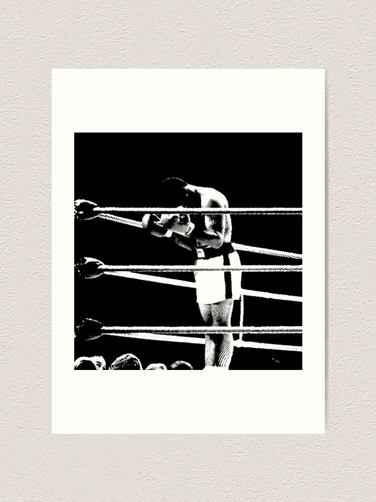"Muhammad Ali Praying in his Corner" Art Print by MickeyThunder | Redbubble