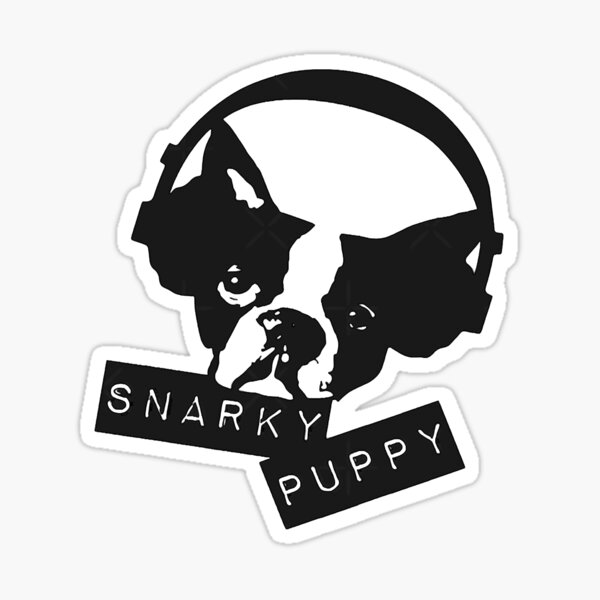 "Snarky puppy logo hd classic t shirt" Sticker by StevenSimmo | Redbubble