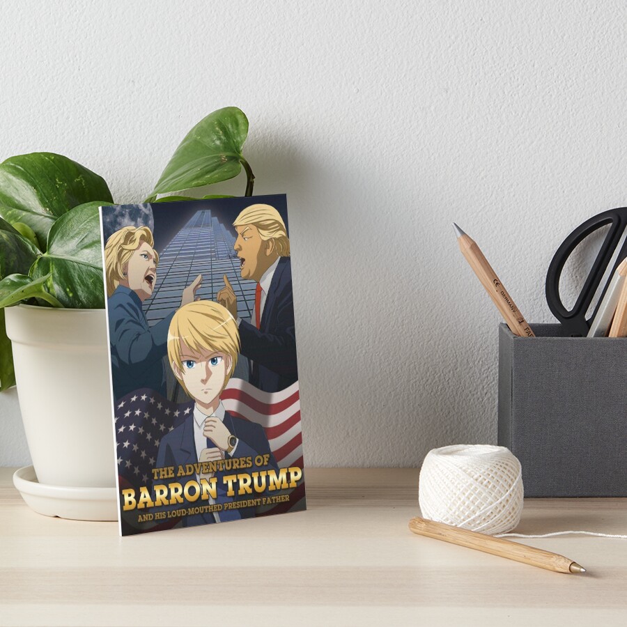 "Barron Trump The Anime" Art Print for Sale by classyjesus | Redbubble