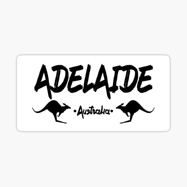 "Adelaide Australia Tag" Sticker by WaterClimber | Redbubble
