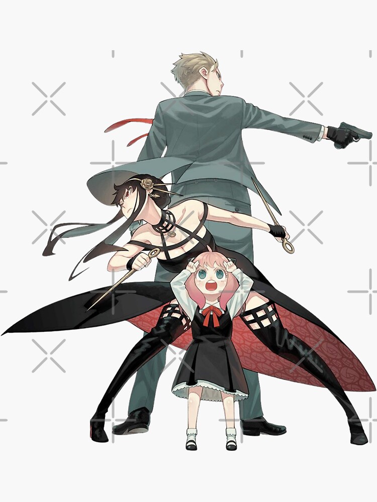 "Familie Spy X Loid Yor und Anya Forger Family Spy Assassin Pose ...