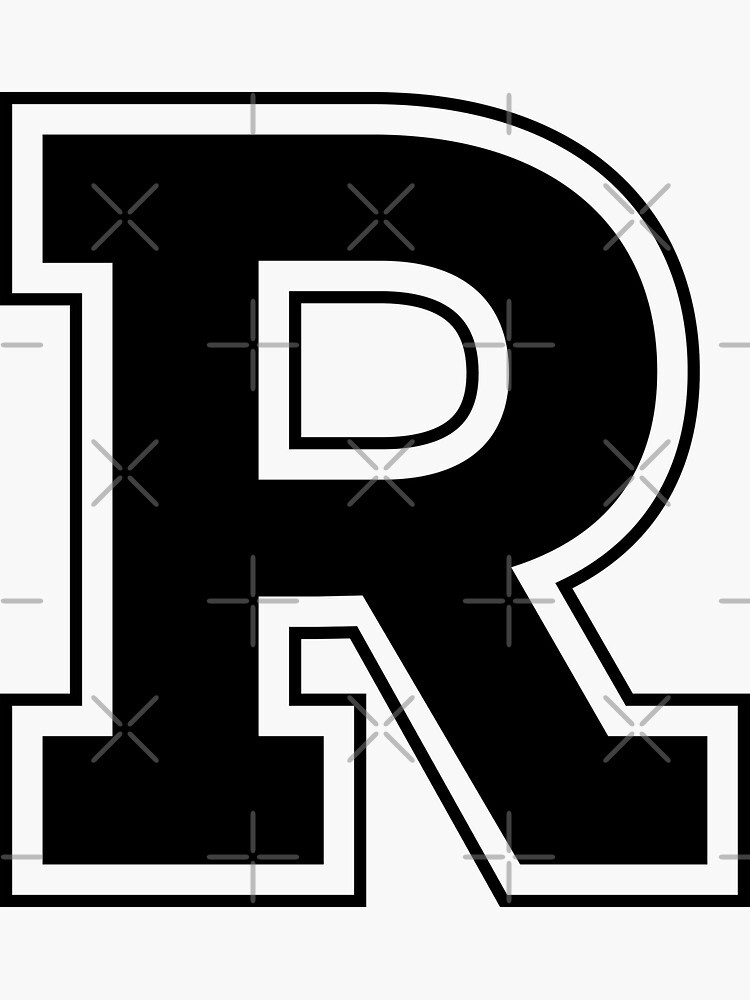 "Letter R" Sticker for Sale by PaulSDesign | Redbubble