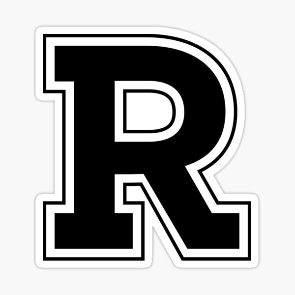 "Letter R" Sticker for Sale by PaulSDesign | Redbubble