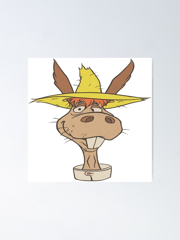 "Hee Haw Donkey Vintage Screenprint Country Music Mascot " Poster for ...