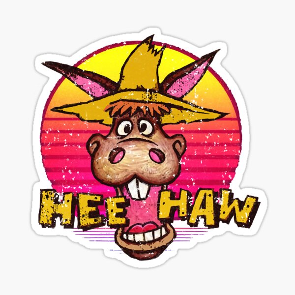 "vintage hee haw " Sticker for Sale by TysonMinns | Redbubble