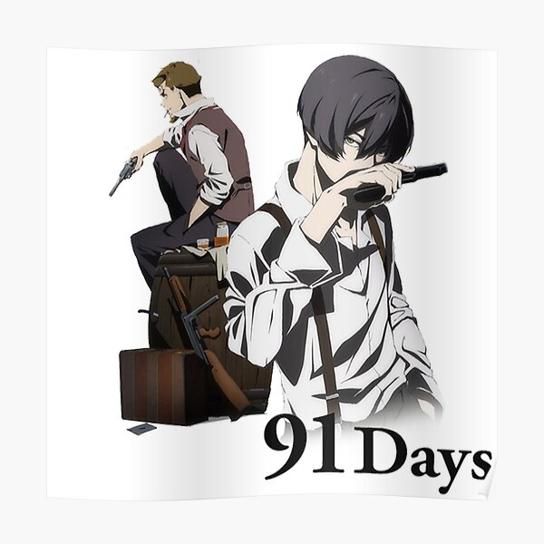 "91 Days - logo" Poster for Sale by BaryonyxStore | Redbubble