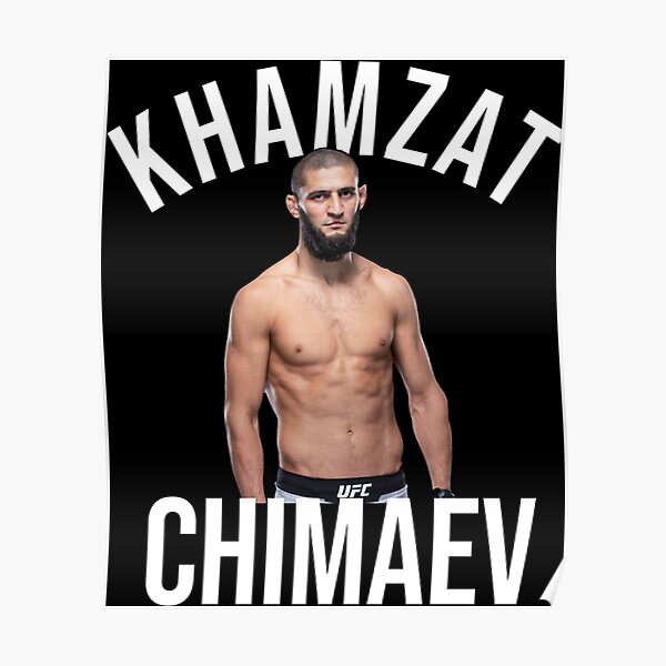 "chimaev - khamzat chimaev and khamzat chimaev mma " Poster by Qvnshop ...