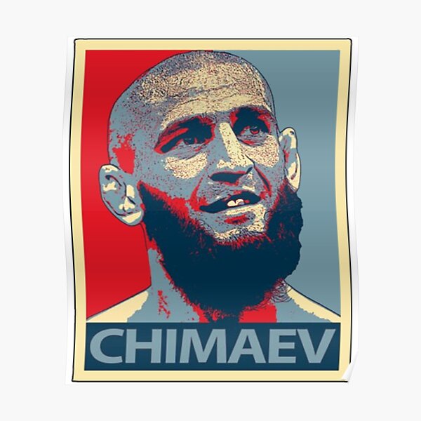 "chimaev - khamzat chimaev and khamzat chimaev mma " Poster by Qvnshop ...
