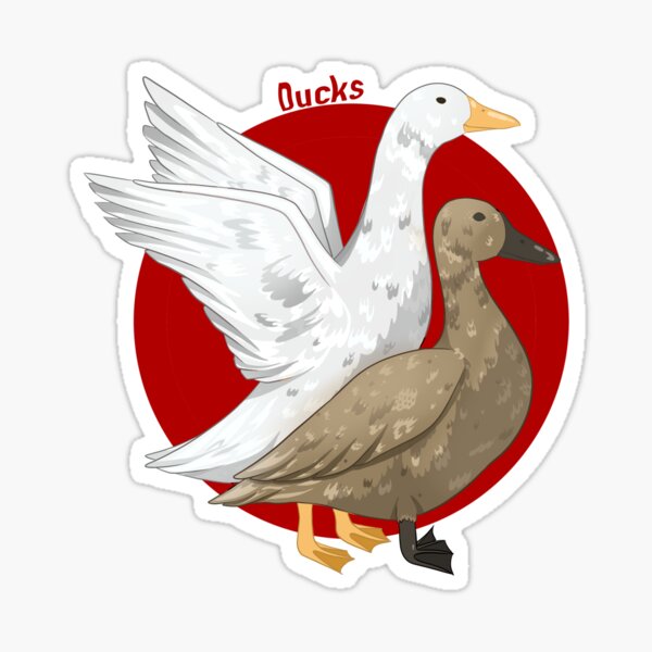 "Ducks " Sticker by emmaffion | Redbubble
