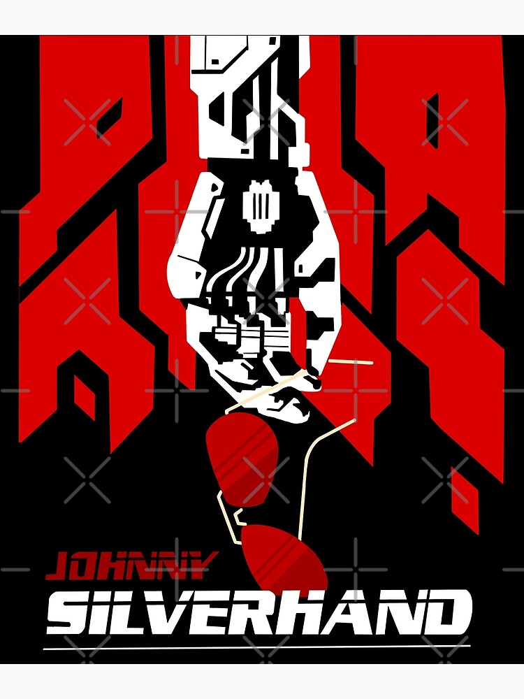 "Day Gift Johnny Poster Cool Silverhand" Poster for Sale by ...