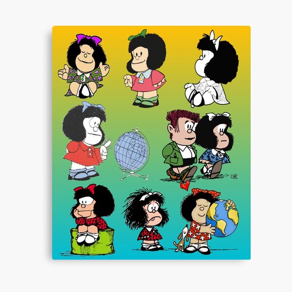"Mafalda pattern, Mafalda quino comics, Mafalda personajes, humoriste ...