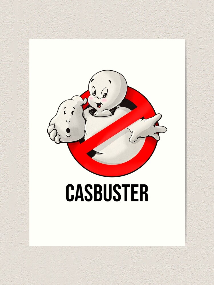 "Casbuster Casper Ghost Meme" Art Print for Sale by FXCEFE | Redbubble