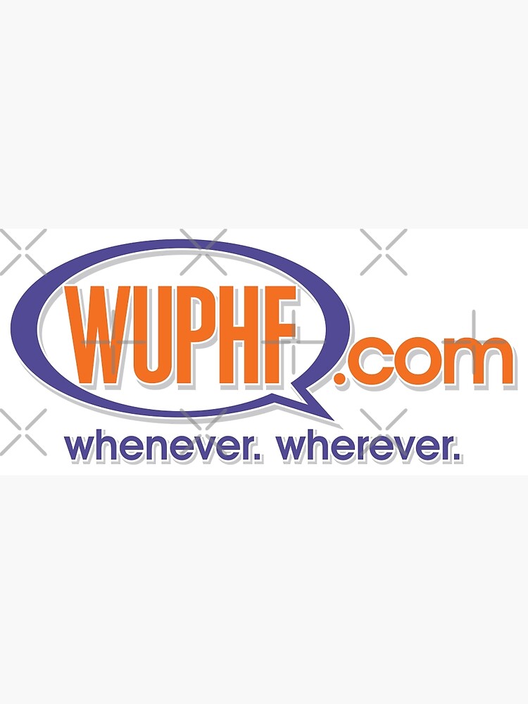 ""WUPHF.com" Logo - As seen on "The Office"" Poster for Sale by ...