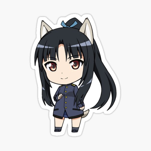 "Shizuka Hattori | Strike Witches" Sticker by Happybearbear | Redbubble