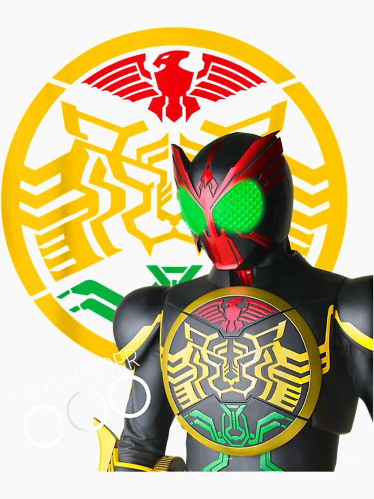 "Kamen_Rider OOO , Symbol" Sticker by HelenSchwab | Redbubble