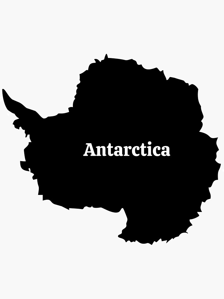 "Antarctica Continent - Sticker" Sticker by andredam12 | Redbubble