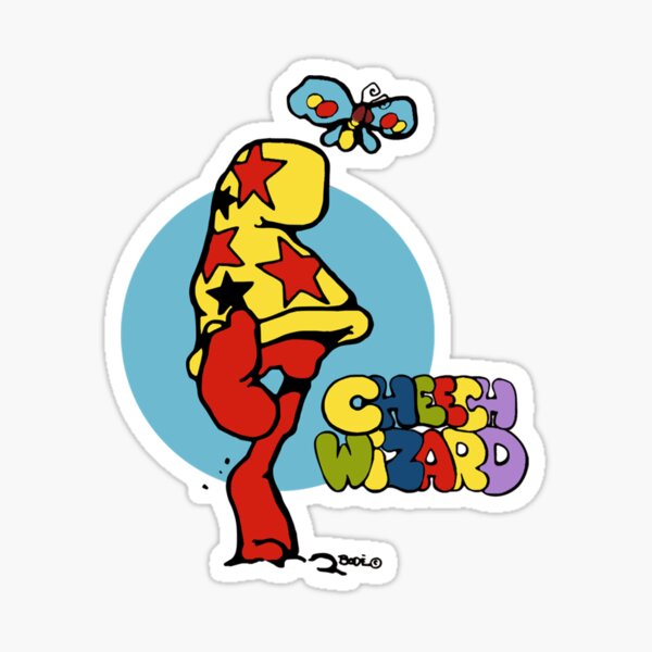 "Cheech Wizard Essential T-Shirt" Sticker for Sale by TressiAyers ...