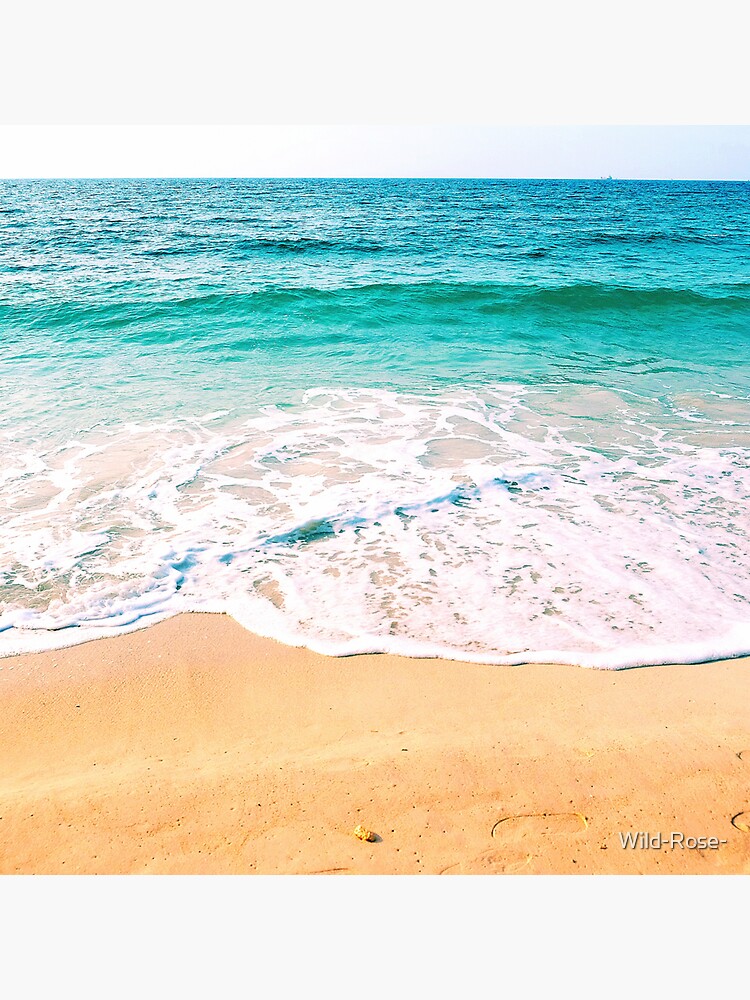 "Blue Wave " Sticker by Wild-Rose- | Redbubble