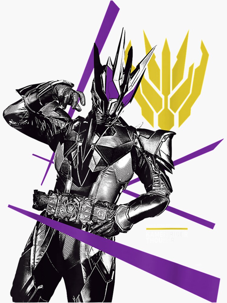 "Kamen_Rider_Thouser" Sticker for Sale by HelenSchwab | Redbubble