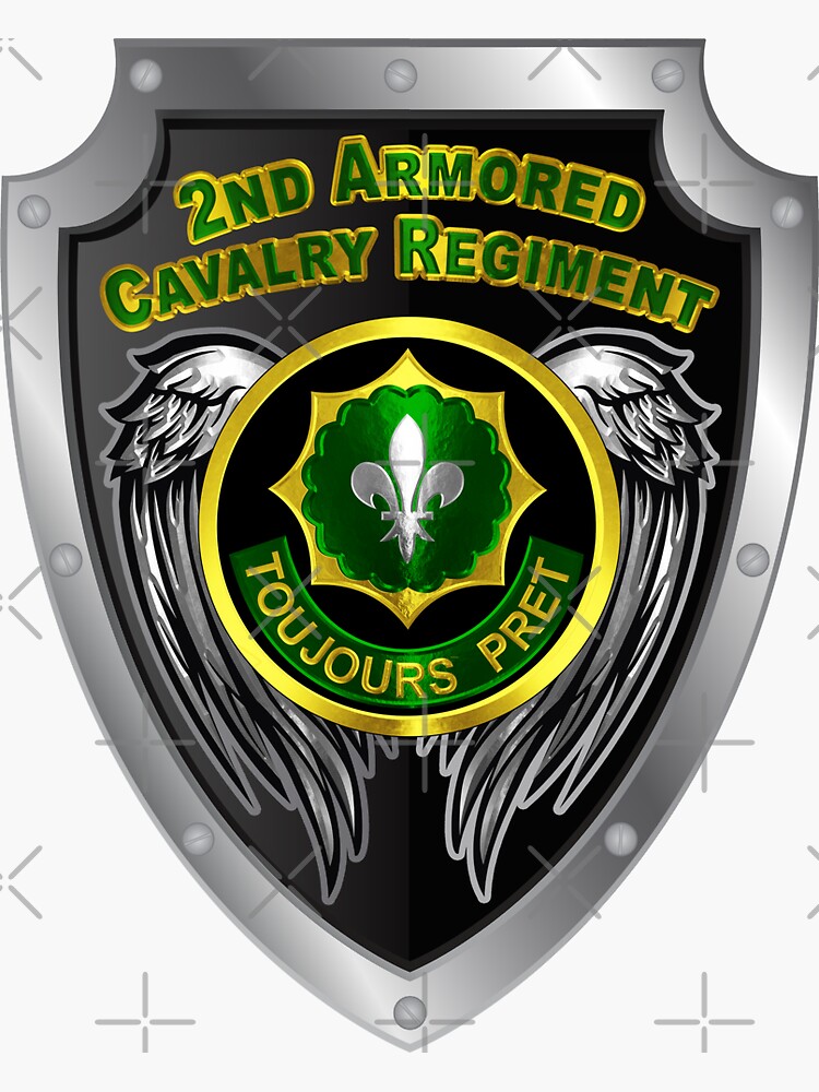 "2nd Armored Cavalry Regiment " Sticker by SoldierAlways | Redbubble