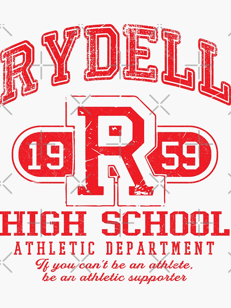 "Rydell High School Class of 1959 Worn" Sticker for Sale by alhern67 ...