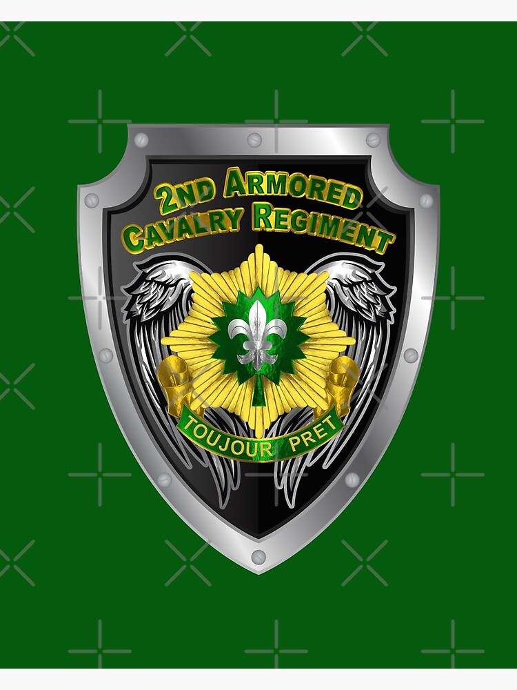 "2nd Armored Cavalry Regiment " Poster for Sale by SoldierAlways ...