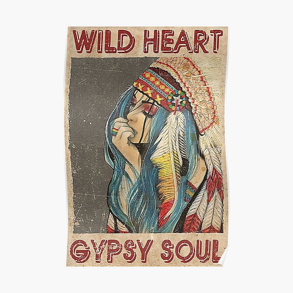 "Native American Gypsy Soul" Poster for Sale by Floodis91 | Redbubble