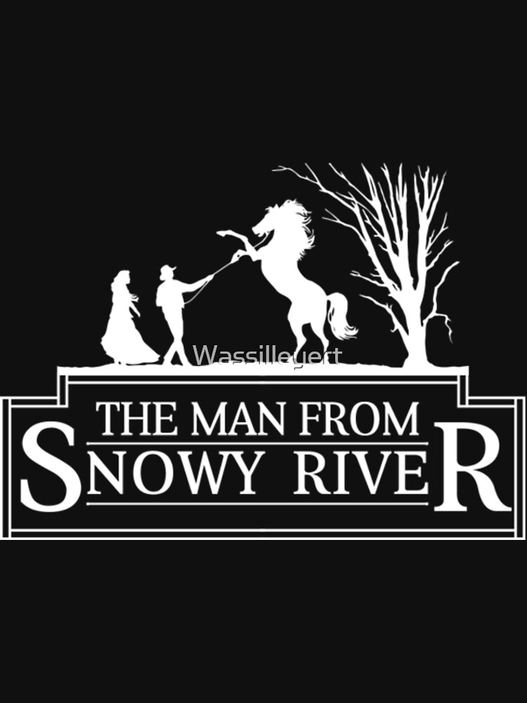 "The Man from Snowy River" T-shirt for Sale by Wassilleyert | Redbubble ...