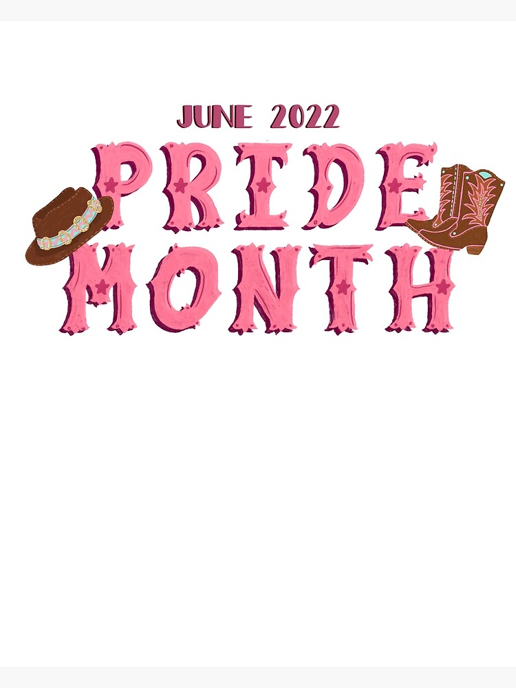 Póster «mes del orgullo rosa arcoiris país texas western lgbtq» de ...