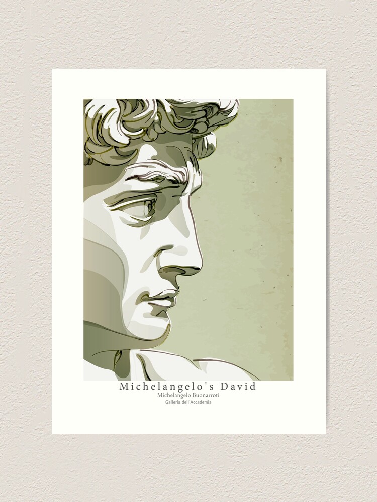 "Michelangelo's David Art Work" Art Print for Sale by Dallee-Lee ...
