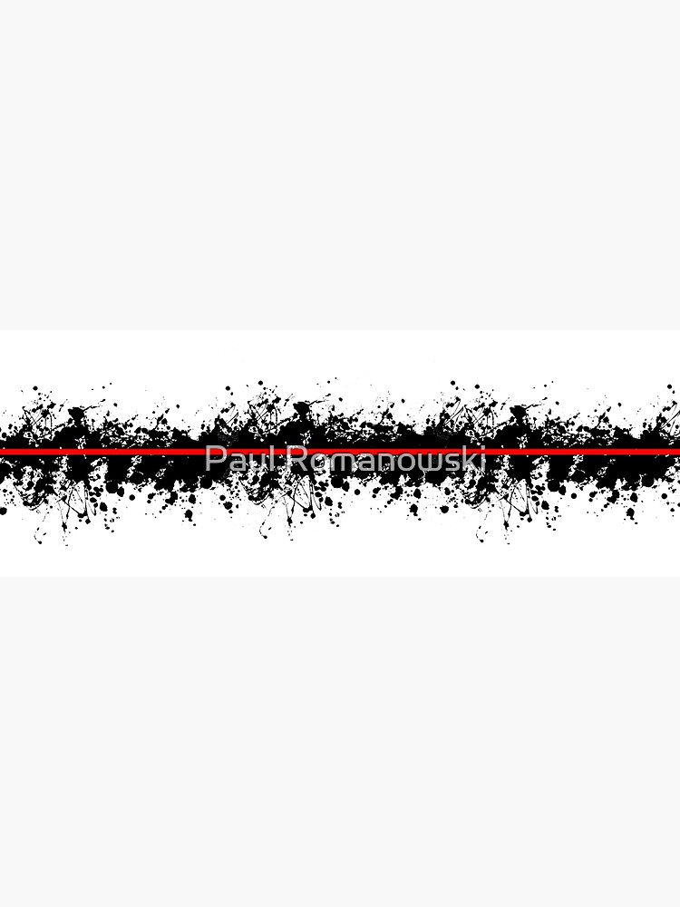 "RED LINE - STOP HERE(C2022)" Poster for Sale by romanowskipaul | Redbubble