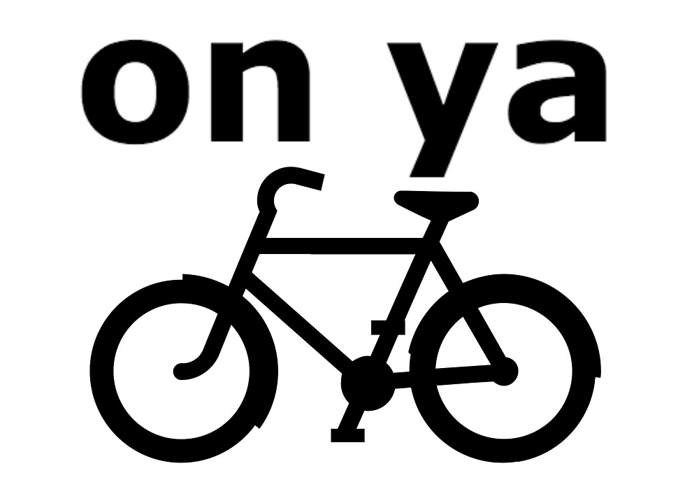 "On Ya Bike!" by charalanahzard | Redbubble