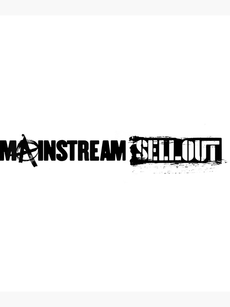 "Machine Gun Kelly - Mainstream Sellout Logo " Art Print for Sale by ...