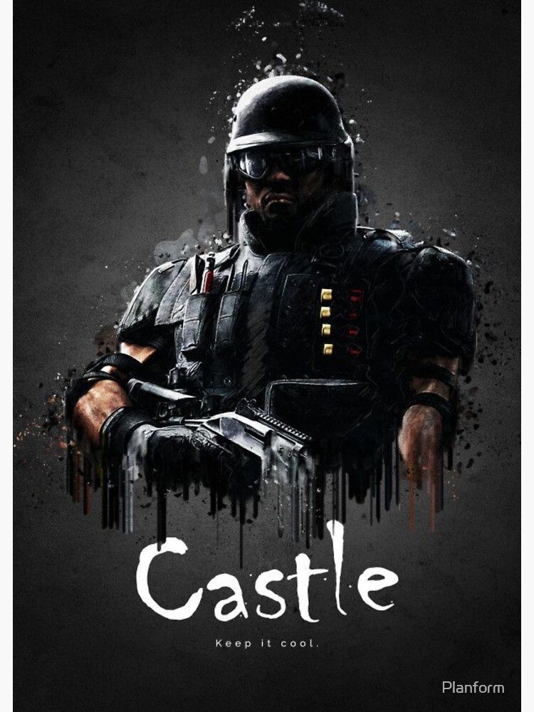 "Six Siege Castle Operative" Sticker for Sale by Planform | Redbubble