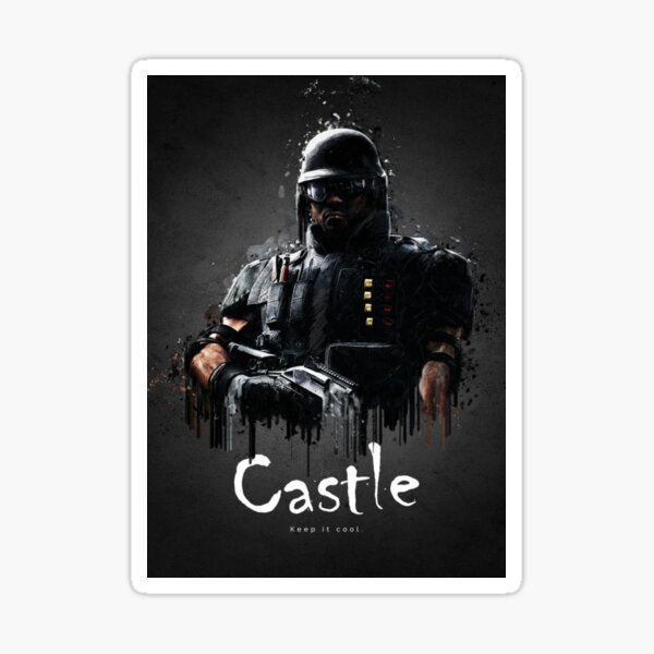 "Six Siege Castle Operative" Sticker for Sale by Planform | Redbubble