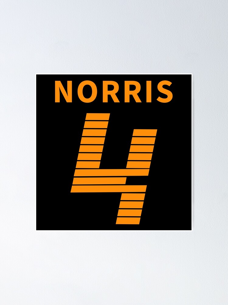 "F1 Norris 4 2022" Poster for Sale by larsmeijer11 | Redbubble