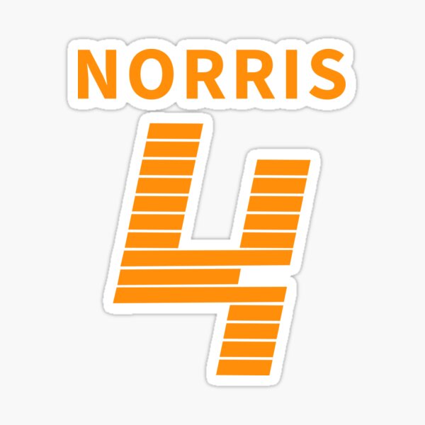 "F1 Norris 4 2022" Sticker by larsmeijer11 | Redbubble