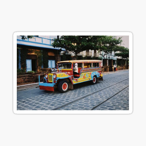 "Jeepney" Sticker by jamsantos | Redbubble