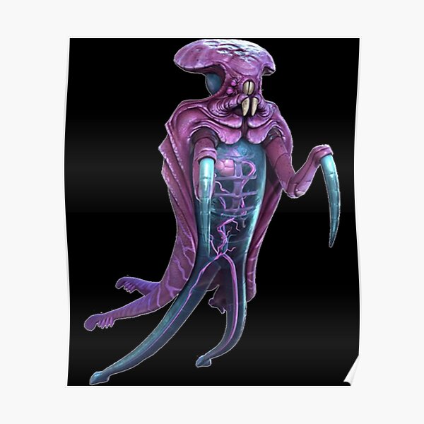 "SUBNAUTICA Warper Classic ." Poster by veltenezbear | Redbubble