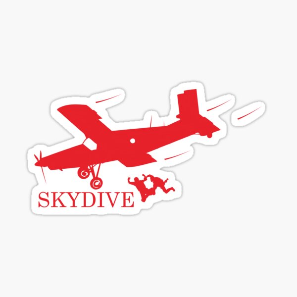 "Skydive" Sticker by Hunteryoo | Redbubble