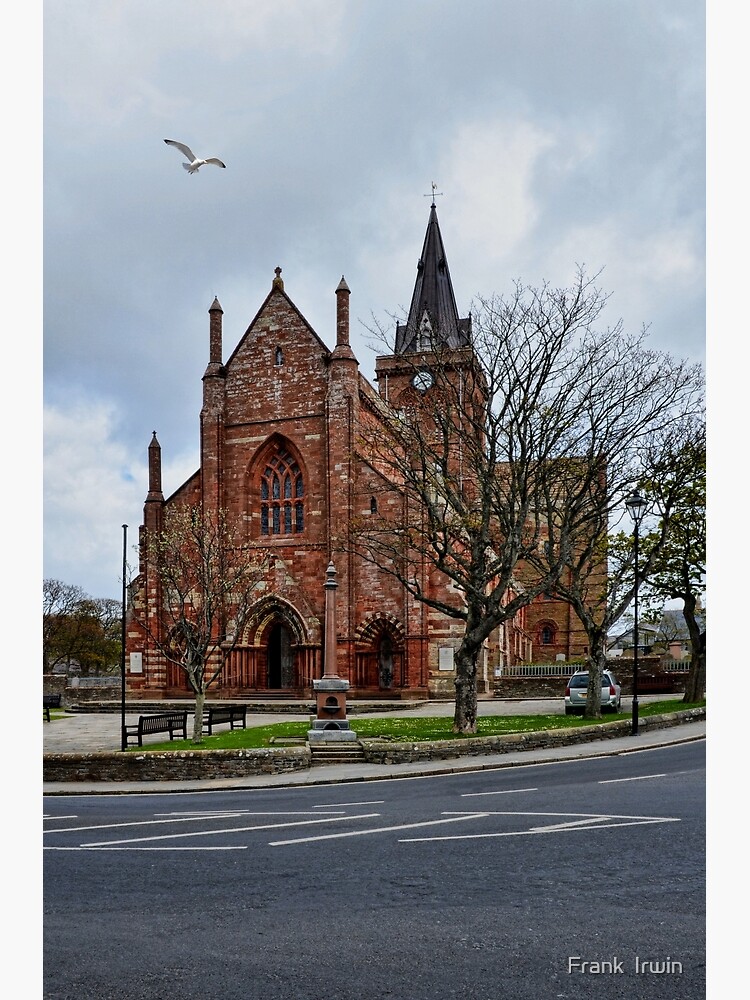 "St Magnus Cathedral, dominates Kirkwall skyline in The Orkneys Sottish ...