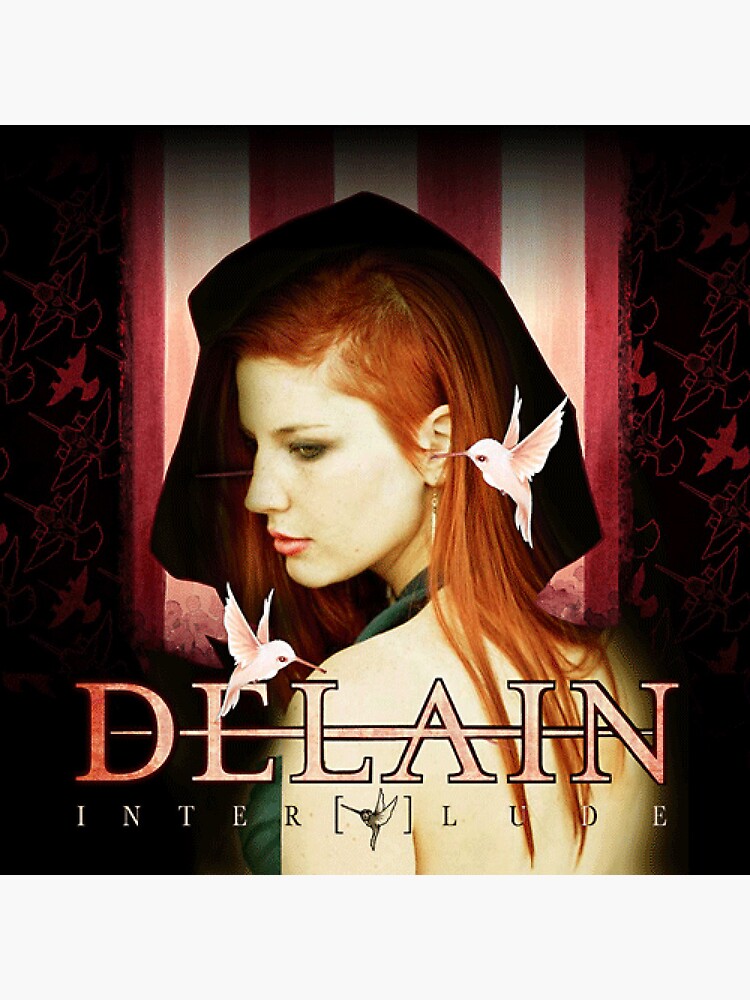 "Inter lude // delain " Poster for Sale by jilongjubaidah | Redbubble